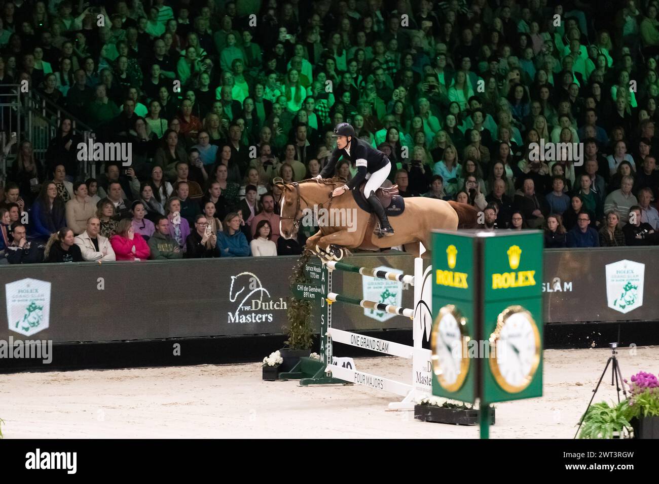 Denbosch, Netherlands - March 10, 2024. Henrik Von Eckermann of Sweden ...