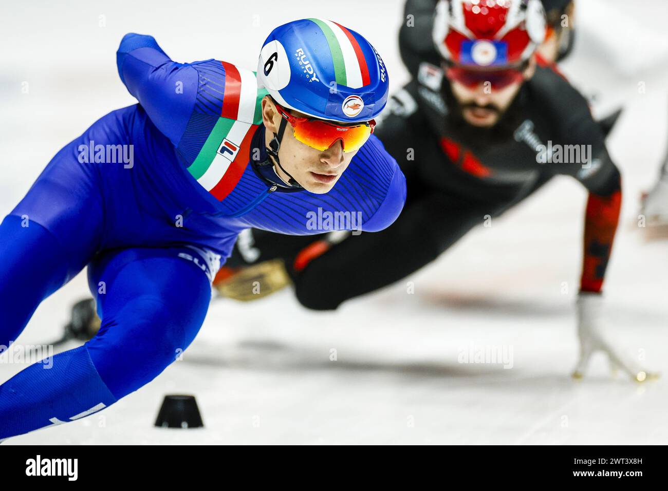 ROTTERDAM - Pietro Sighel (ITA) during the 1000 meter heats for men at ...