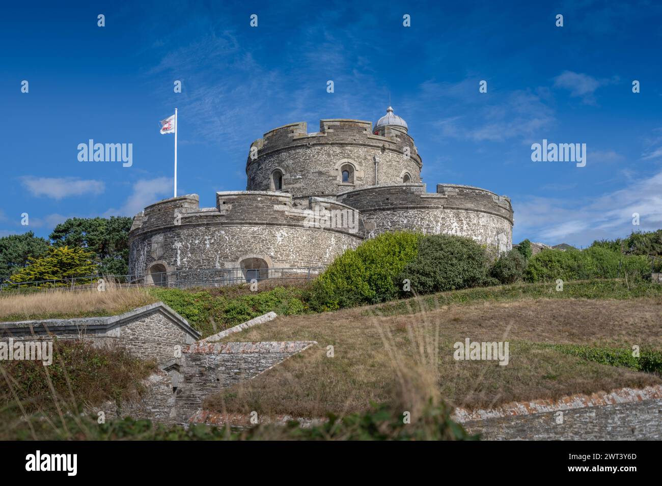 St Mawes Castle in Falmouth, Cornwall was commissioned by King Henry ...