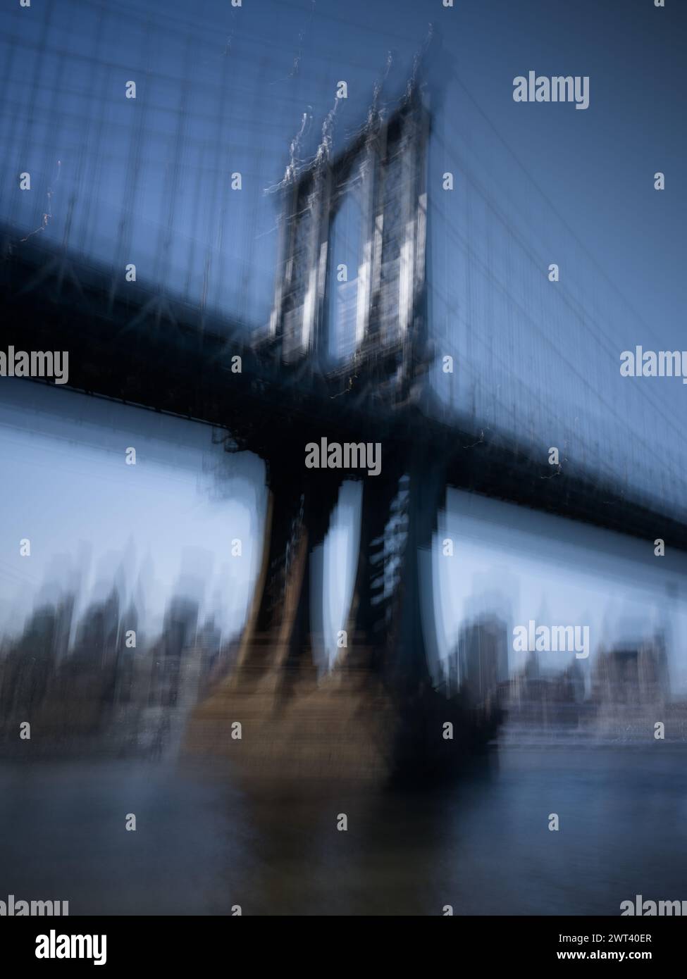 Manhattan Bridge view from Dumbo Brooklyn Stock Photo - Alamy