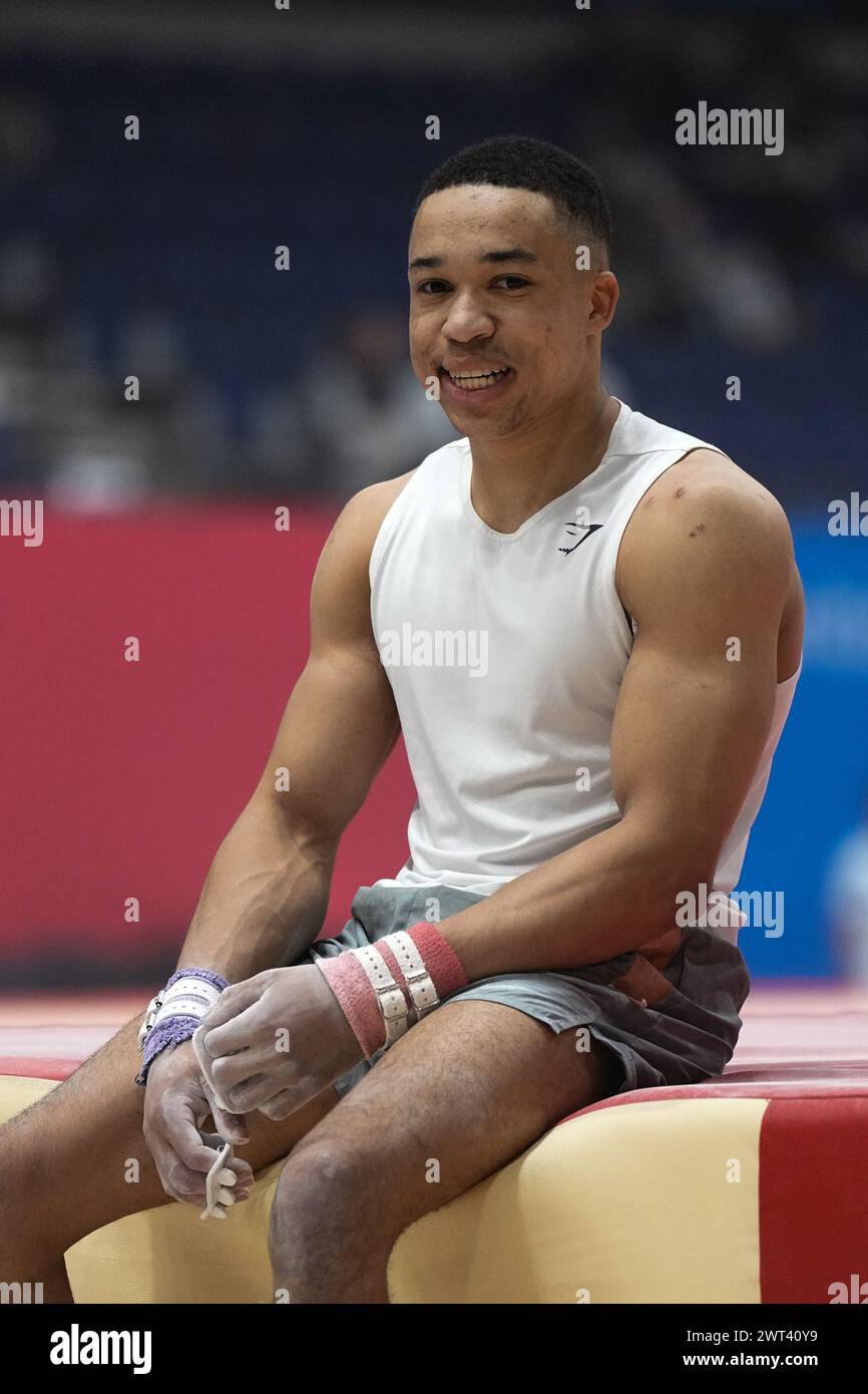 Liverpool, UK. 15th Mar, 2024. 2024 Gymnastics British Championships ...