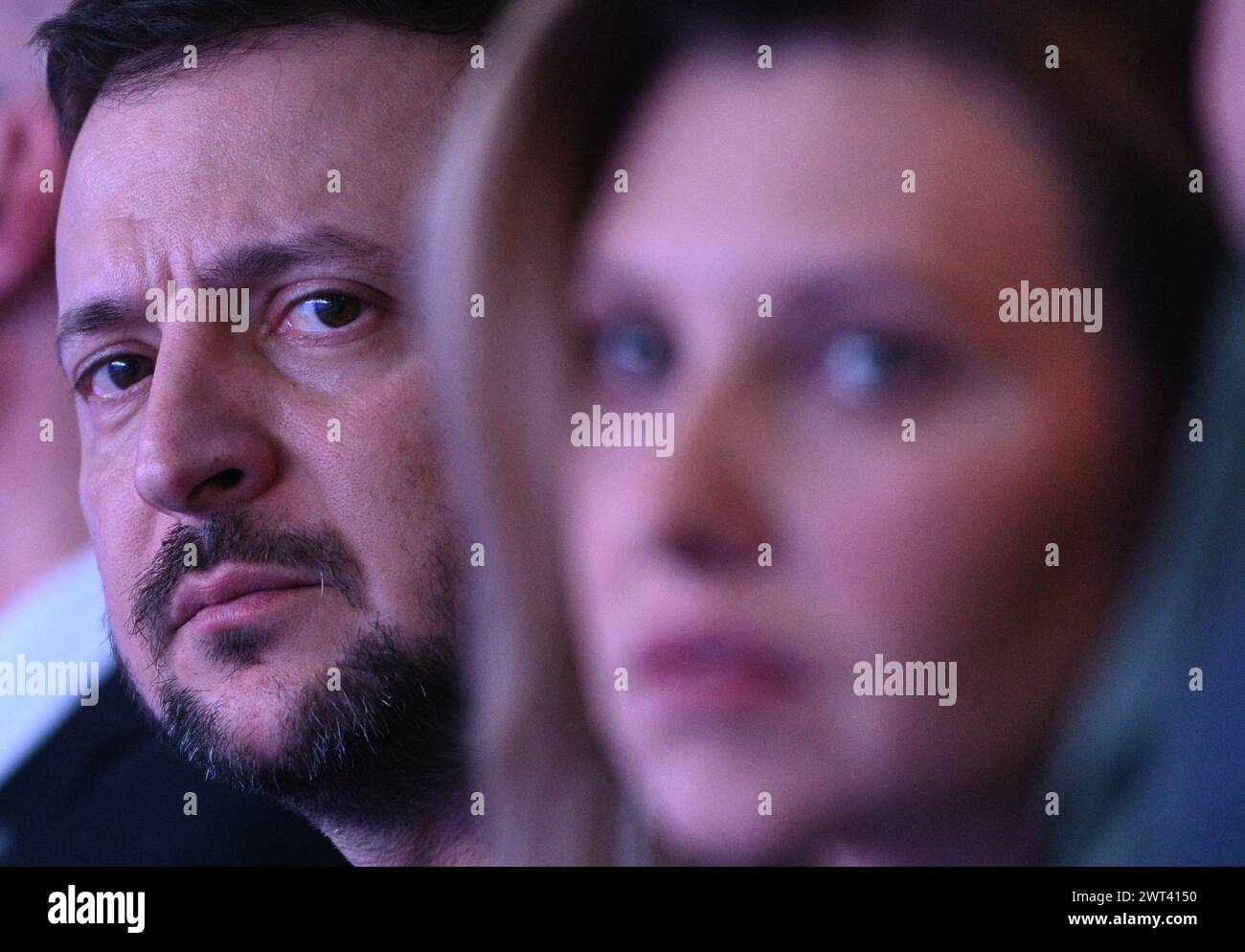 Lviv, Ukraine - March 3, 2023. Ukrainian President Volodymyr Zelensky ...