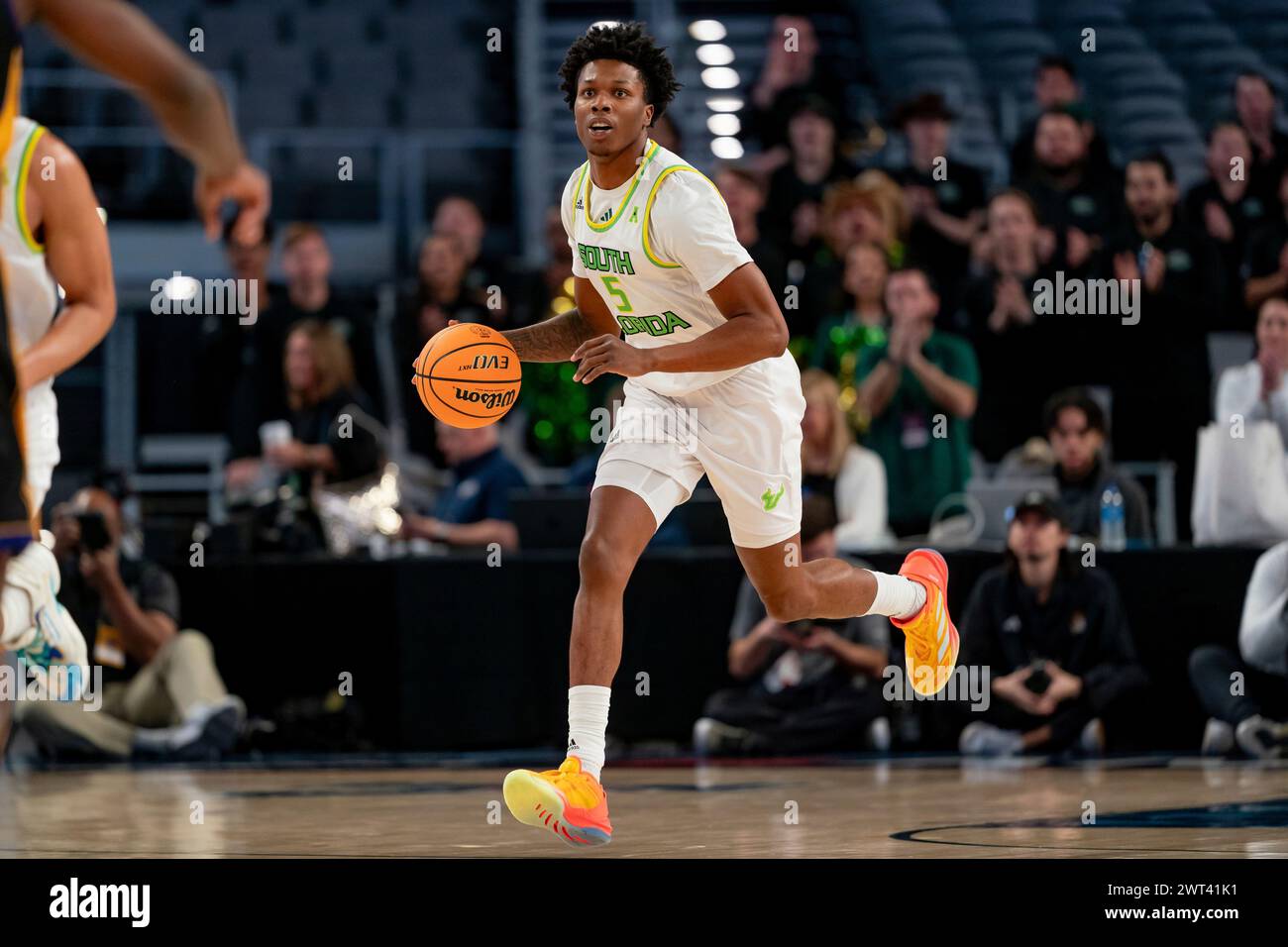 FORT WORTH, TX - MARCH 15: South Florida Bulls guard Brandon Stroud (5 ...