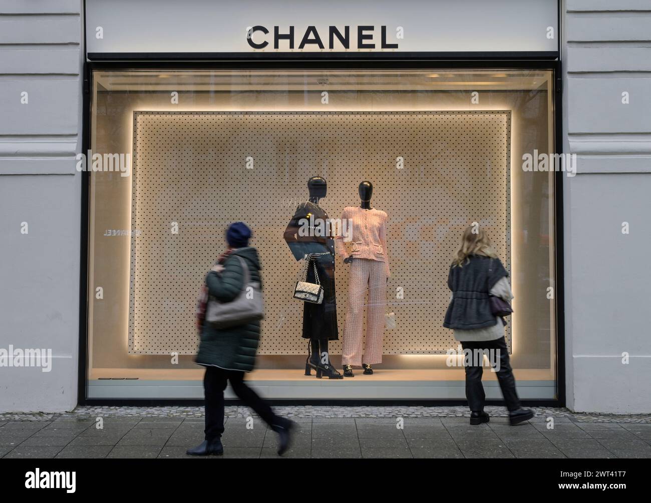 Chanel Textilien, Kurfürstendamm, Charlottenburg, Berlin, Deutschland ...