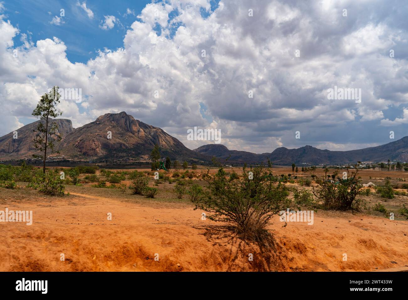 Landscape, Iarintsena, Ambalavao, Haute Matsiatra, Madagascar Stock ...