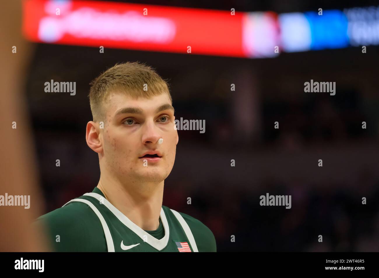 Minneapolis, Minnesota, USA. 15th Mar, 2024. Michigan State Spartans ...