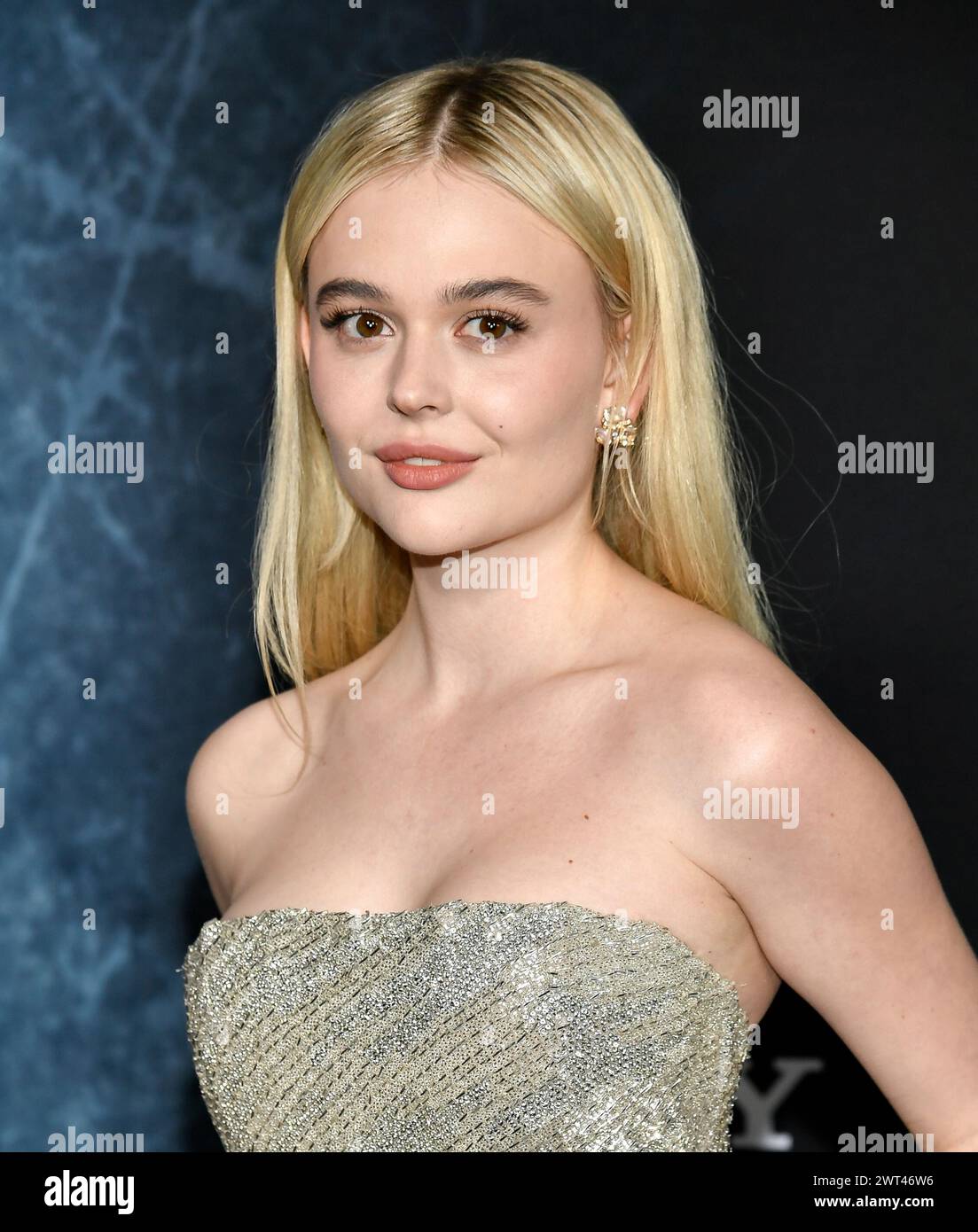 Emily Alyn Lind attends the premiere of "Ghostbusters: Frozen Empire ...