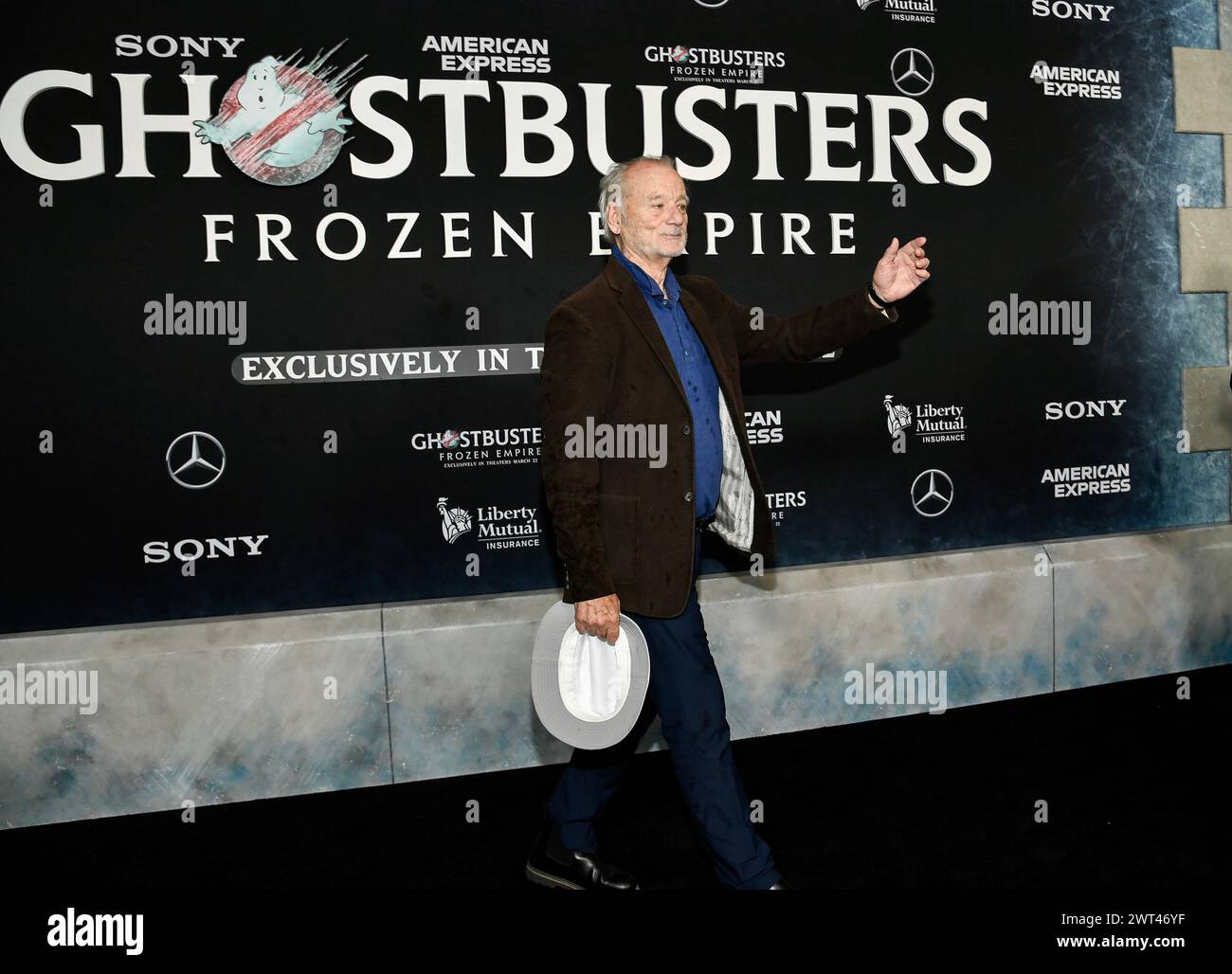 Bill Murray attends the premiere of "Ghostbusters: Frozen Empire" at ...