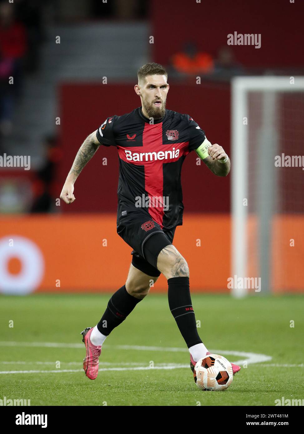 LEVERKUSEN - Robert Andrich of Bayer 04 Leverkusen during the UEFA ...