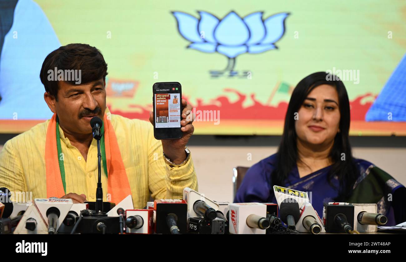 NEW DELHI, INDIA - MARCH 15: BJP candidates for upcoming Lok Sabha ...