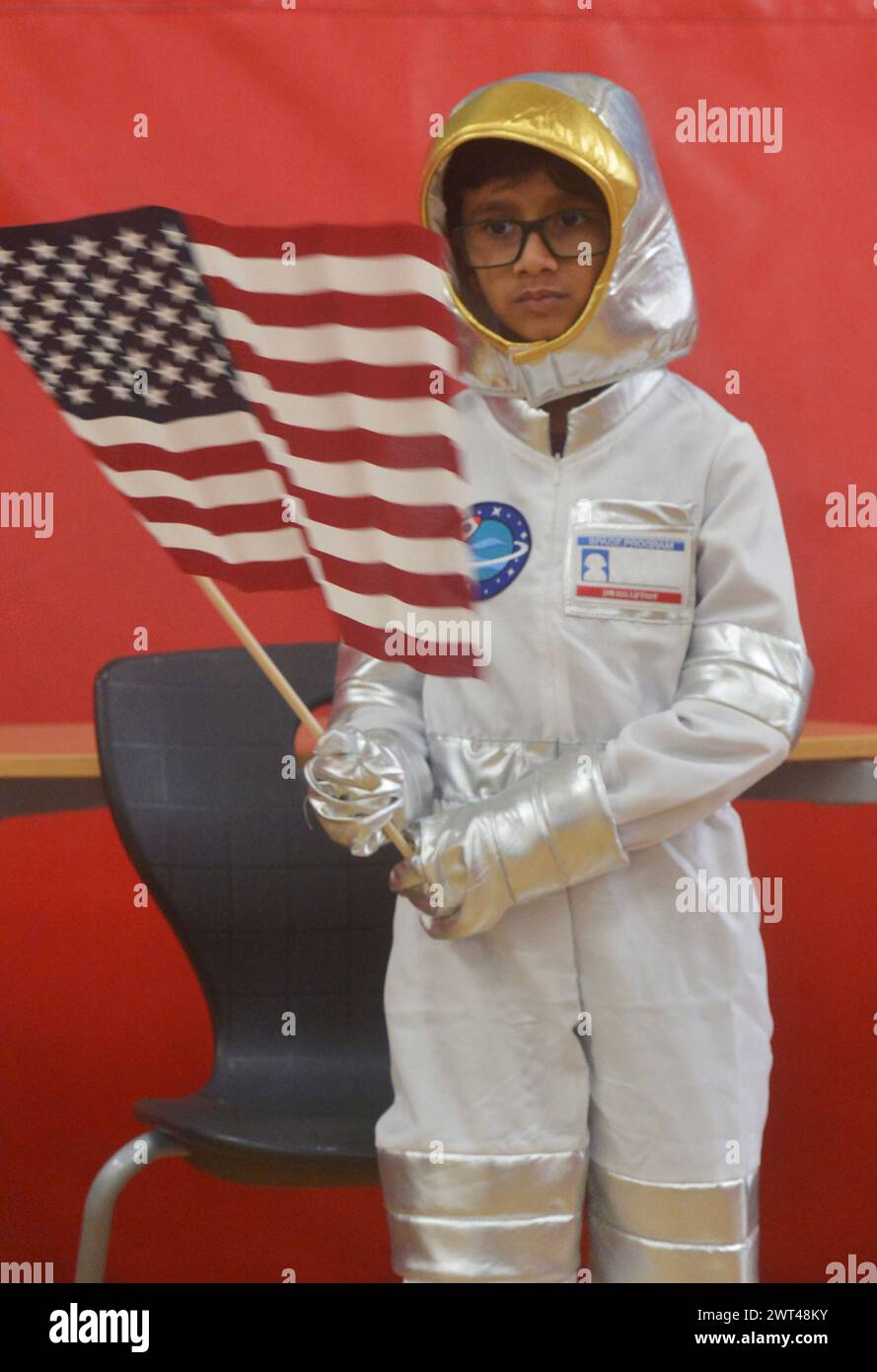 Dayal Pullenchery plays astronaut Neil Armstrong, Friday, March 15 ...