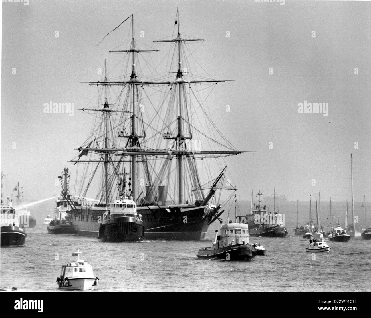 HMS WARRIOR THE ROYAL NAVY'S FIRST IRON CLAD WARSHIP ARRIVES BACK IN ...