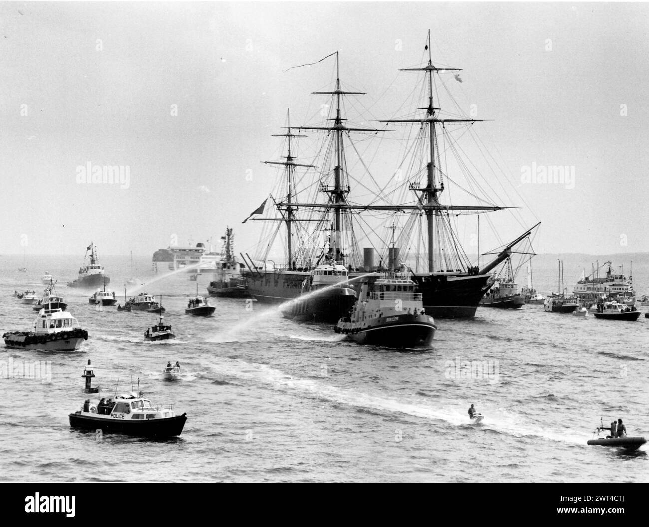 HMS WARRIOR THE ROYAL NAVY'S FIRST IRON CLAD WARSHIP ARRIVES BACK IN ...