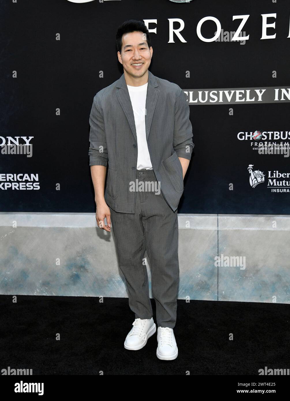 Alex Wong attends the premiere of "Ghostbusters: Frozen Empire" at the ...