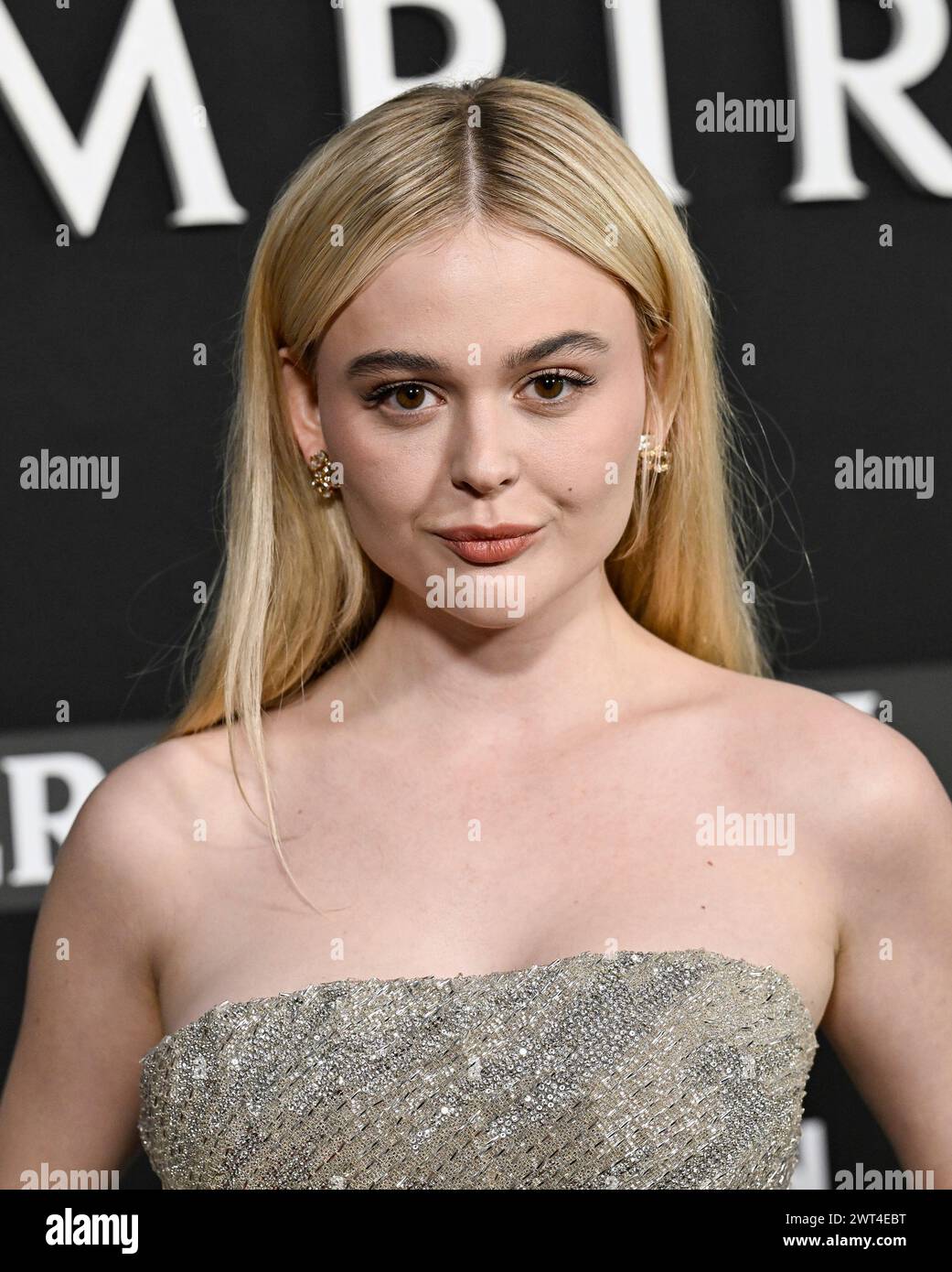 Emily Alyn Lind attends the premiere of "Ghostbusters: Frozen Empire ...