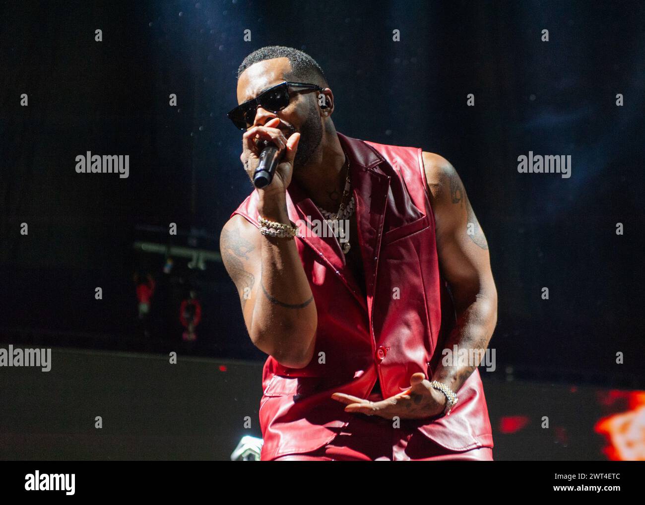 Birmingham, UK, 14/03/2024, Mario supporting Ne-Yo at Resorts World ...