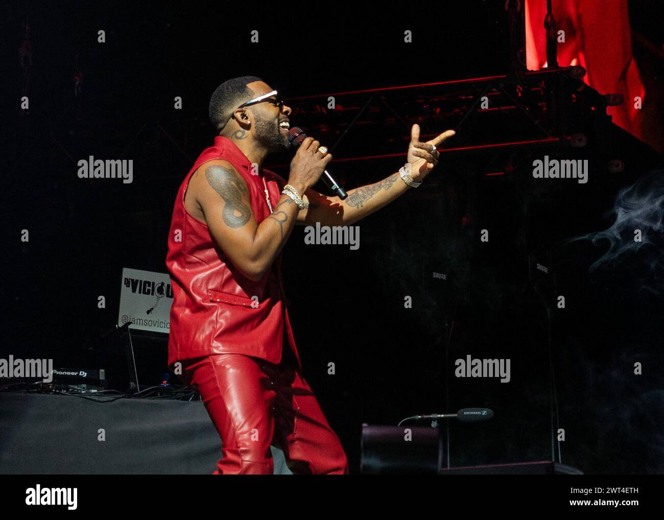 Birmingham, UK, 14/03/2024, Mario supporting Ne-Yo at Resorts World ...