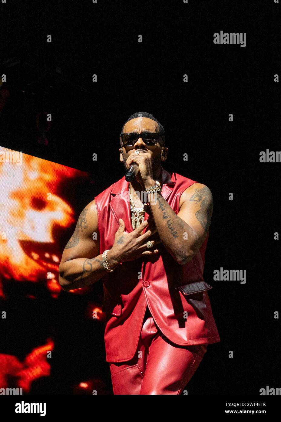 Birmingham, UK, 14/03/2024, Mario supporting Ne-Yo at Resorts World ...