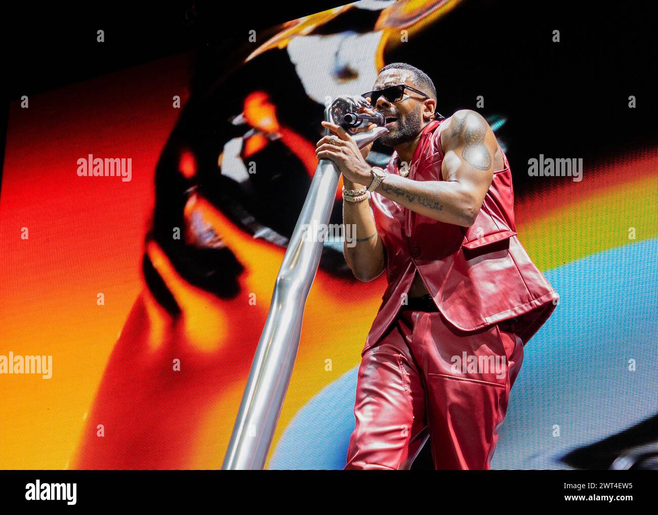 Birmingham, UK, 14/03/2024, Mario supporting Ne-Yo at Resorts World ...