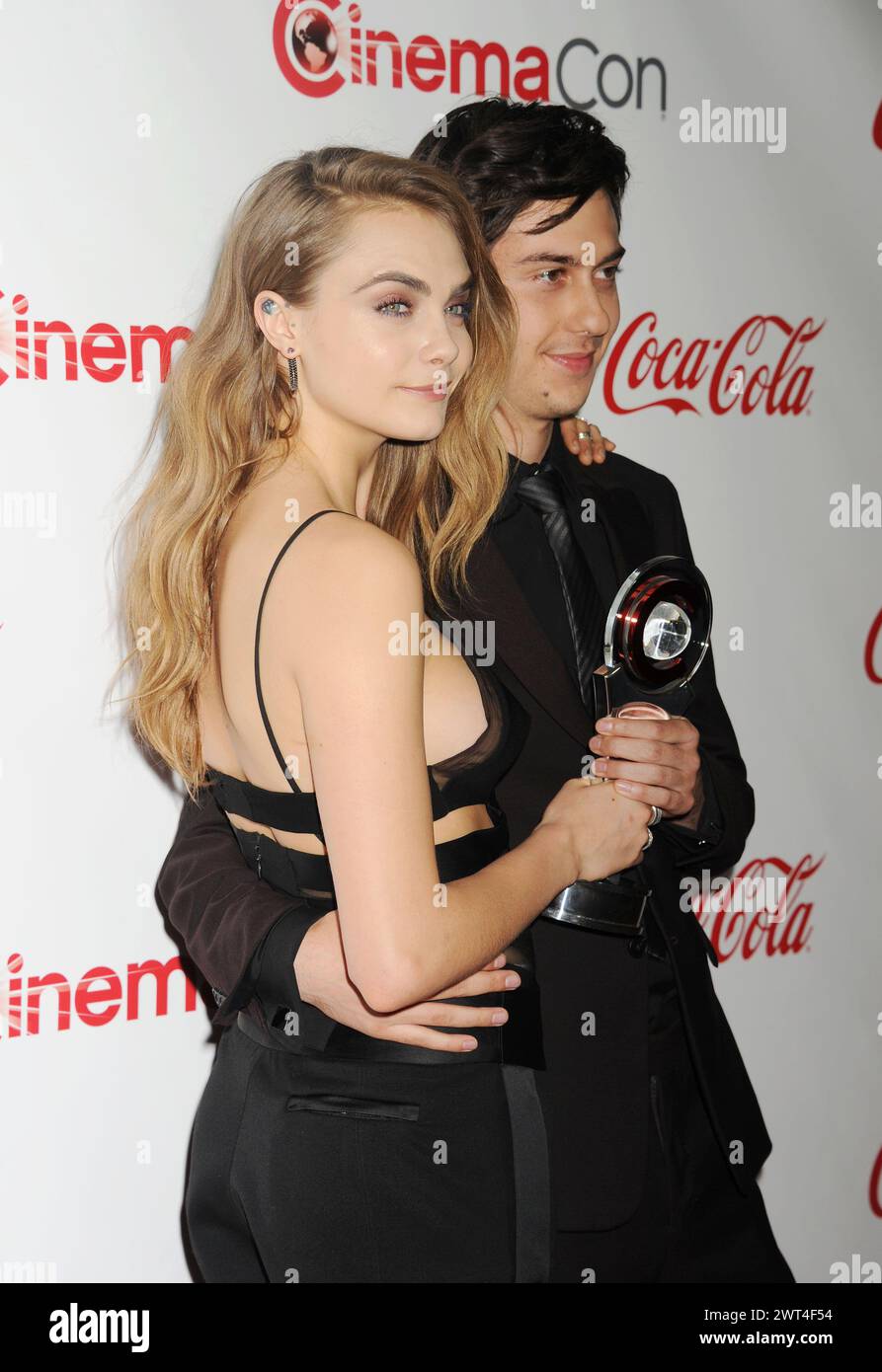LAS VEGAS, NV - APRIL 23: Actress/model Cara Delevingne and actor Nat Wolff arrive at the 2015 ...