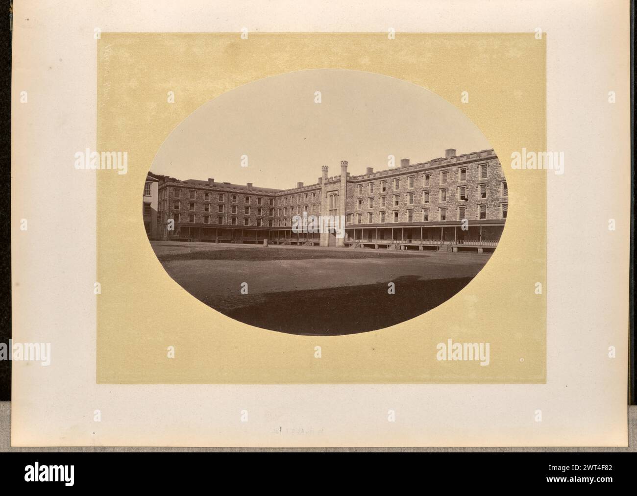 Old Central Barracks, West Point. George Kendall Warren, photographer ...