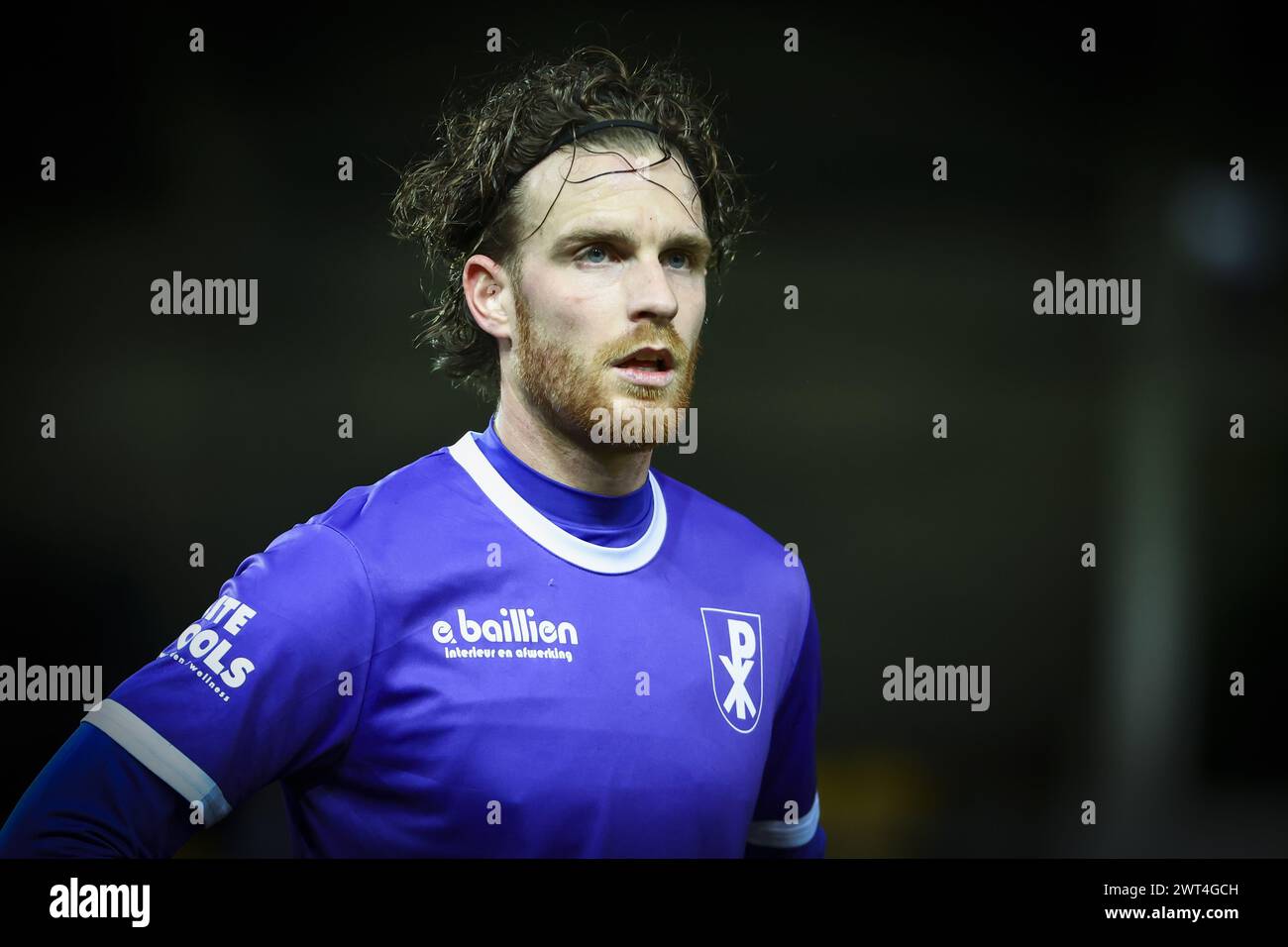Beveren, Belgium. 15th Mar, 2024. Patro Eisden's Jordan Renson pictured ...