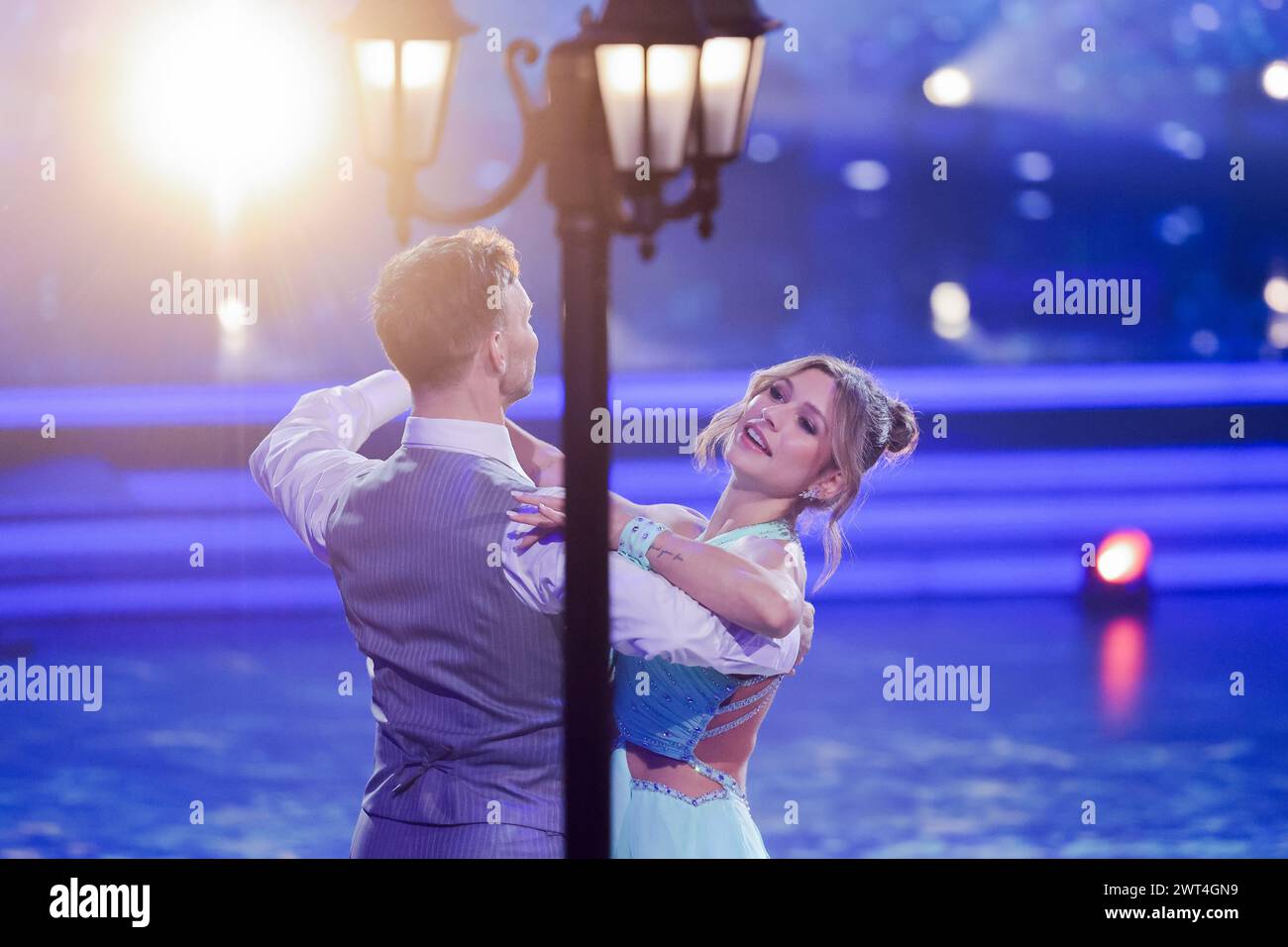 Cologne, Germany. 15th Mar, 2024. Jana Wosnitza, sports journalist, and ...