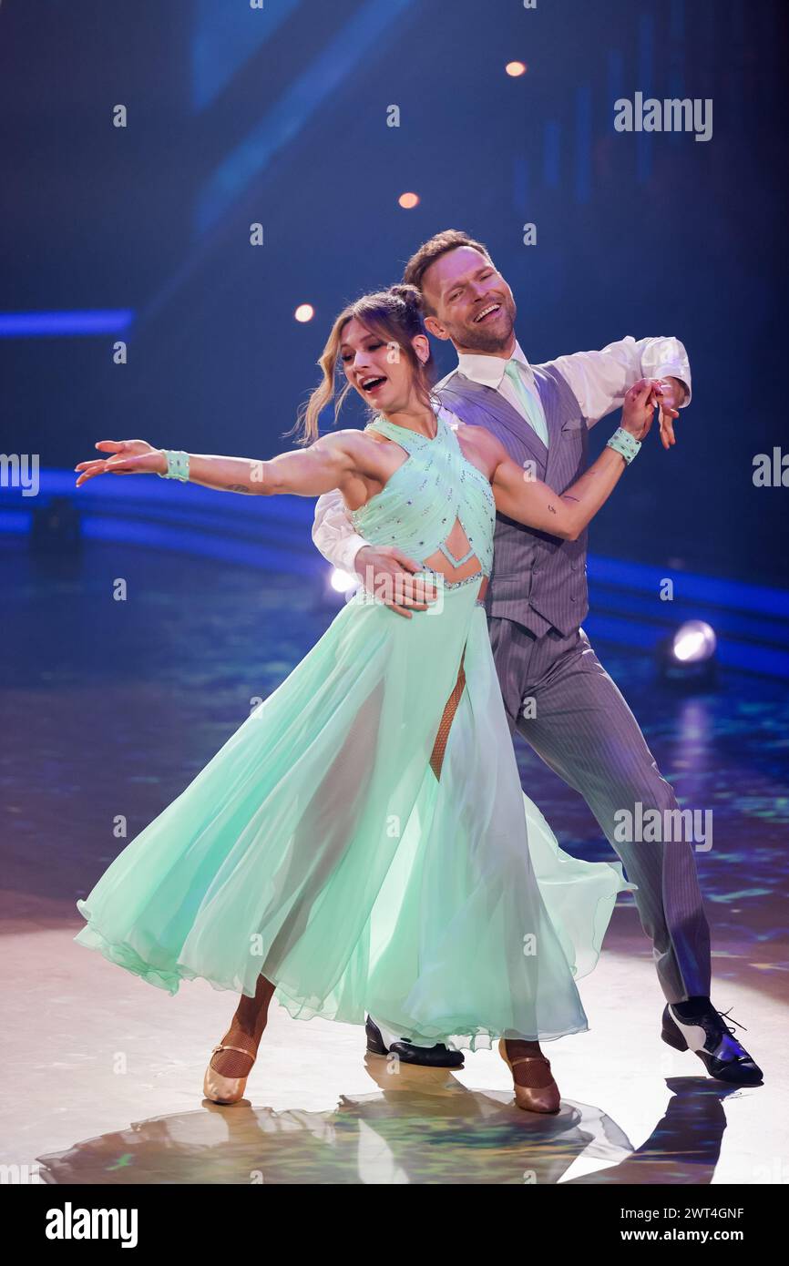 Cologne, Germany. 15th Mar, 2024. Jana Wosnitza, sports journalist, and ...