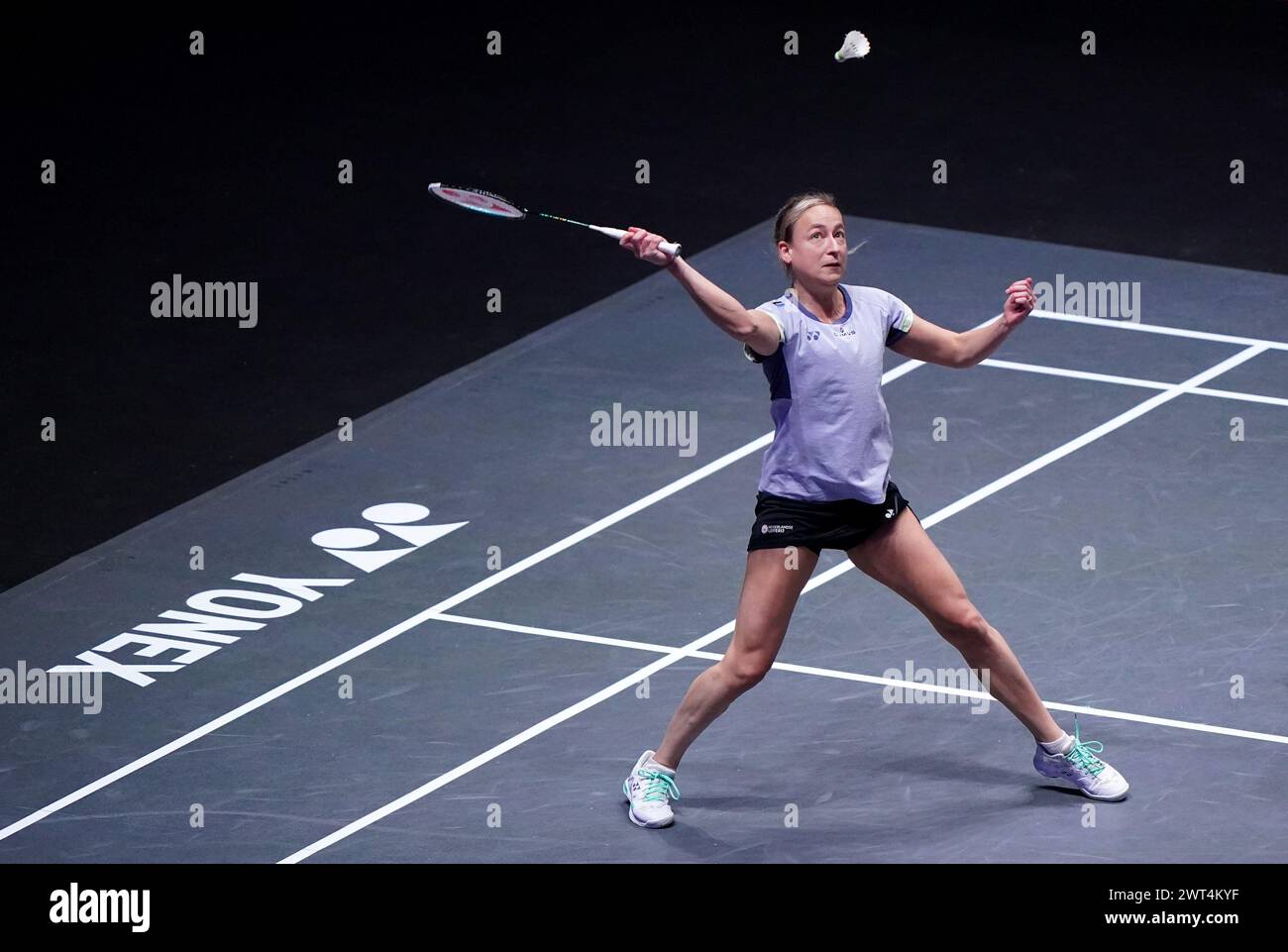 Netherland's Selena Piek in action with Robin Tabeling against Taiwan's ...