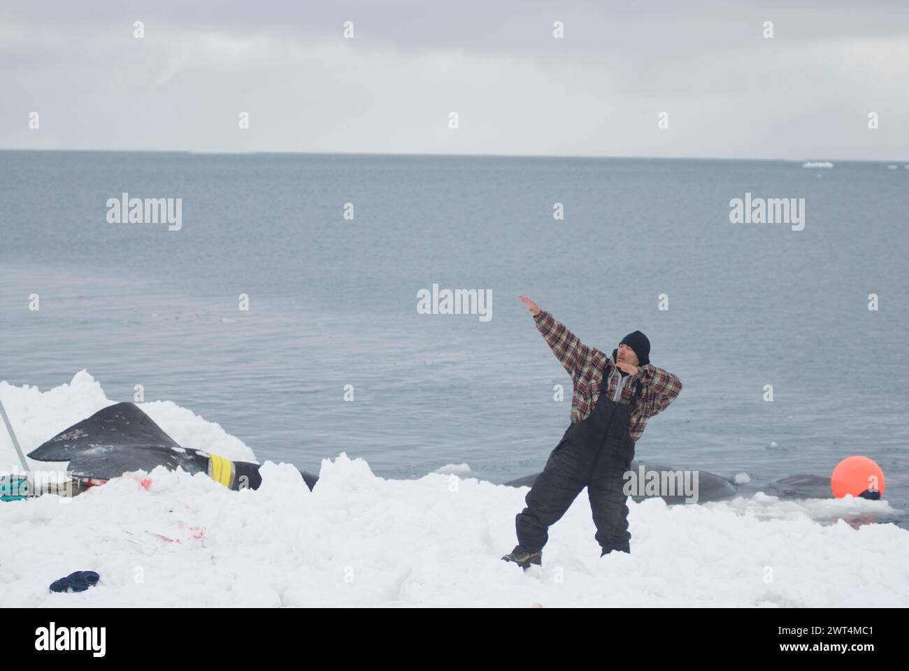 Inupiaq eskimo skin boat hi-res stock photography and images - Alamy