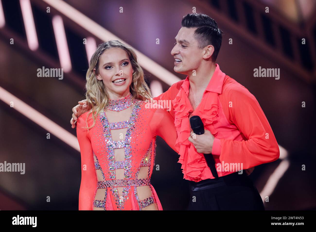 Cologne, Germany. 15th Mar, 2024. Lina Larissa Strahl, actress, and ...
