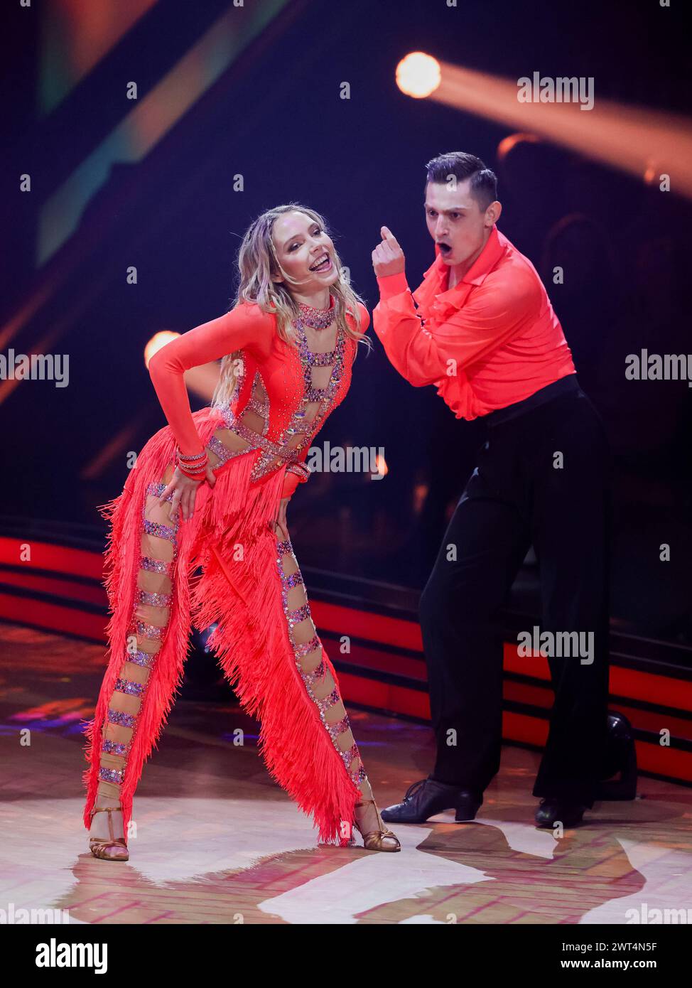 Cologne, Germany. 15th Mar, 2024. Lina Larissa Strahl, actress, and ...