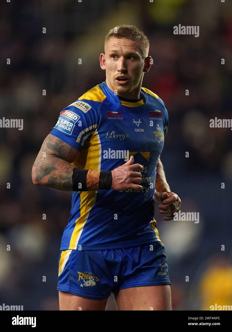 Leeds Rhinos' Mikolaj Oledzki during the Betfred Challenge Cup match at ...