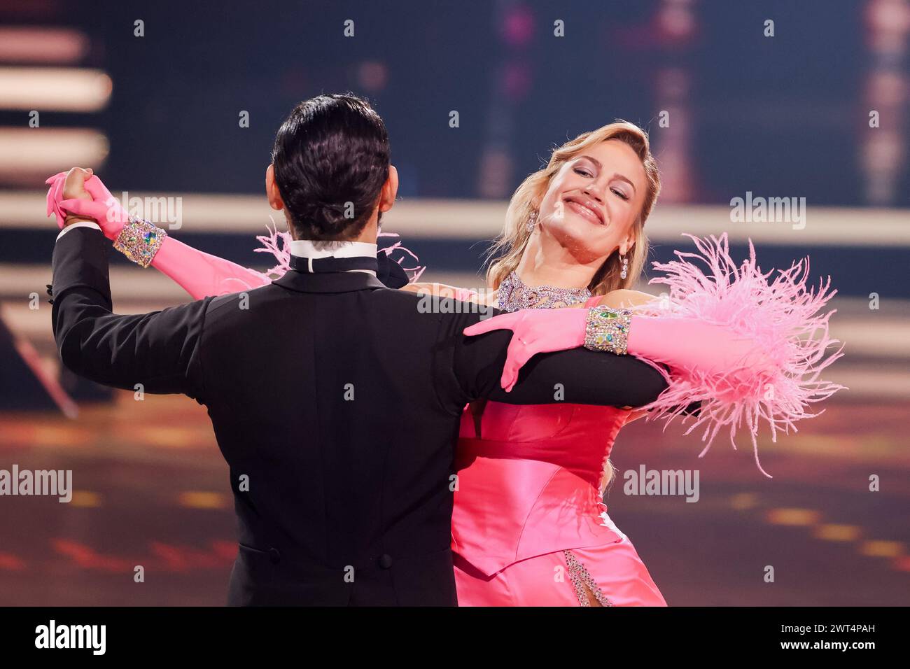 Cologne, Germany. 15th Mar, 2024. Lulu, singer, and Massimo Sinato ...