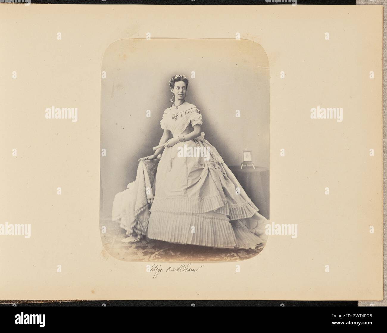 Elise de Rham. Probably Charles de Rham, photographer (American, 1822 ...