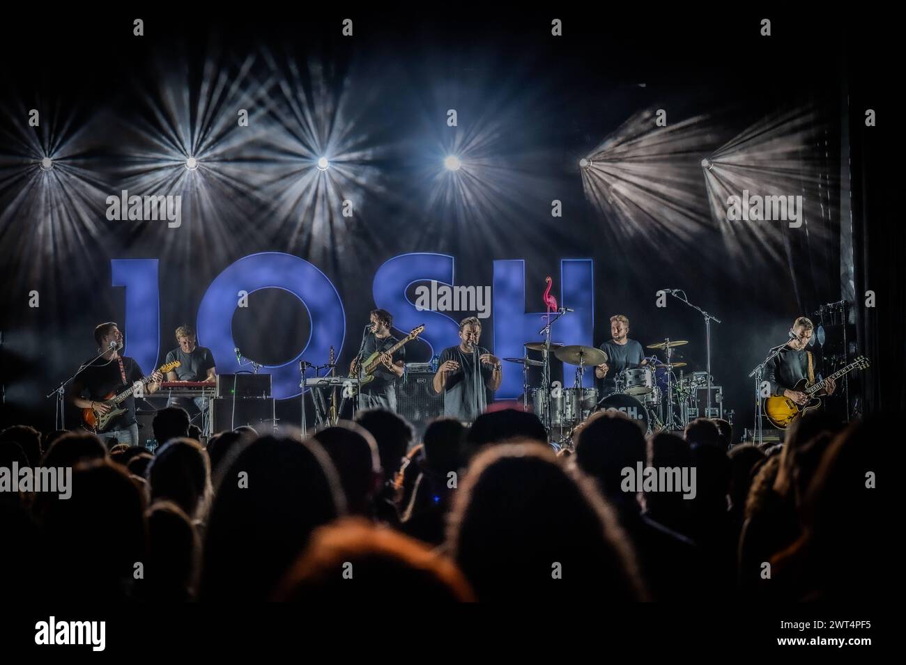 Josh. with Band live on stage Salzburg Szene Salzburg Austria Stock ...
