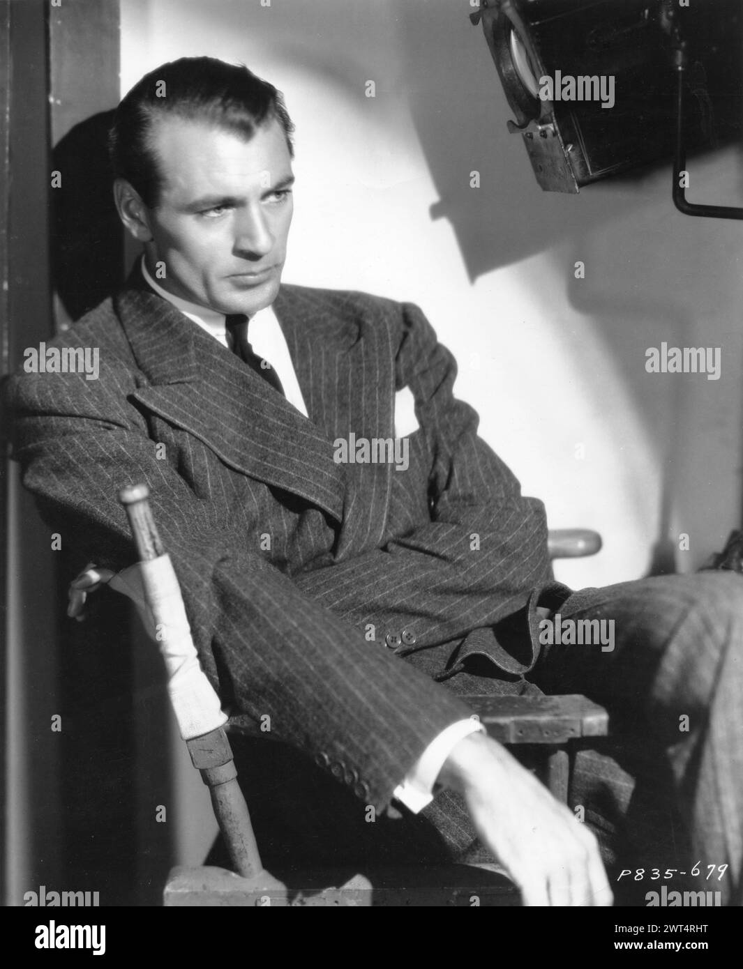 Portrait of American Actor GARY COOPER taken at Paramount Studios in ...