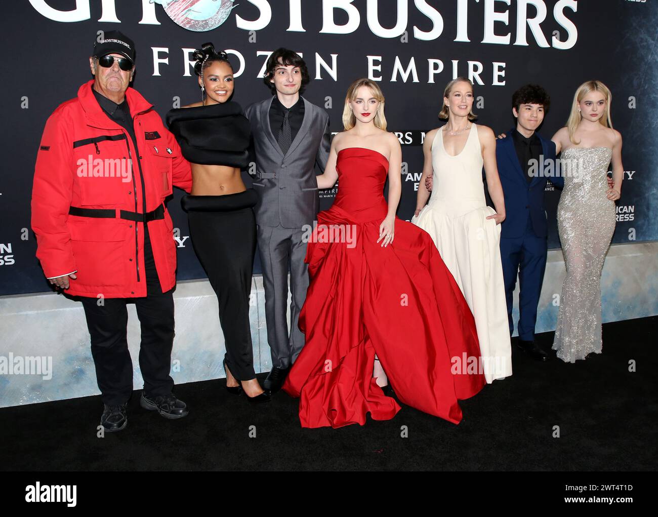 New York City, USA. 14th Mar, 2024. Dan Aykroyd, Celeste O'Connor, Finn ...