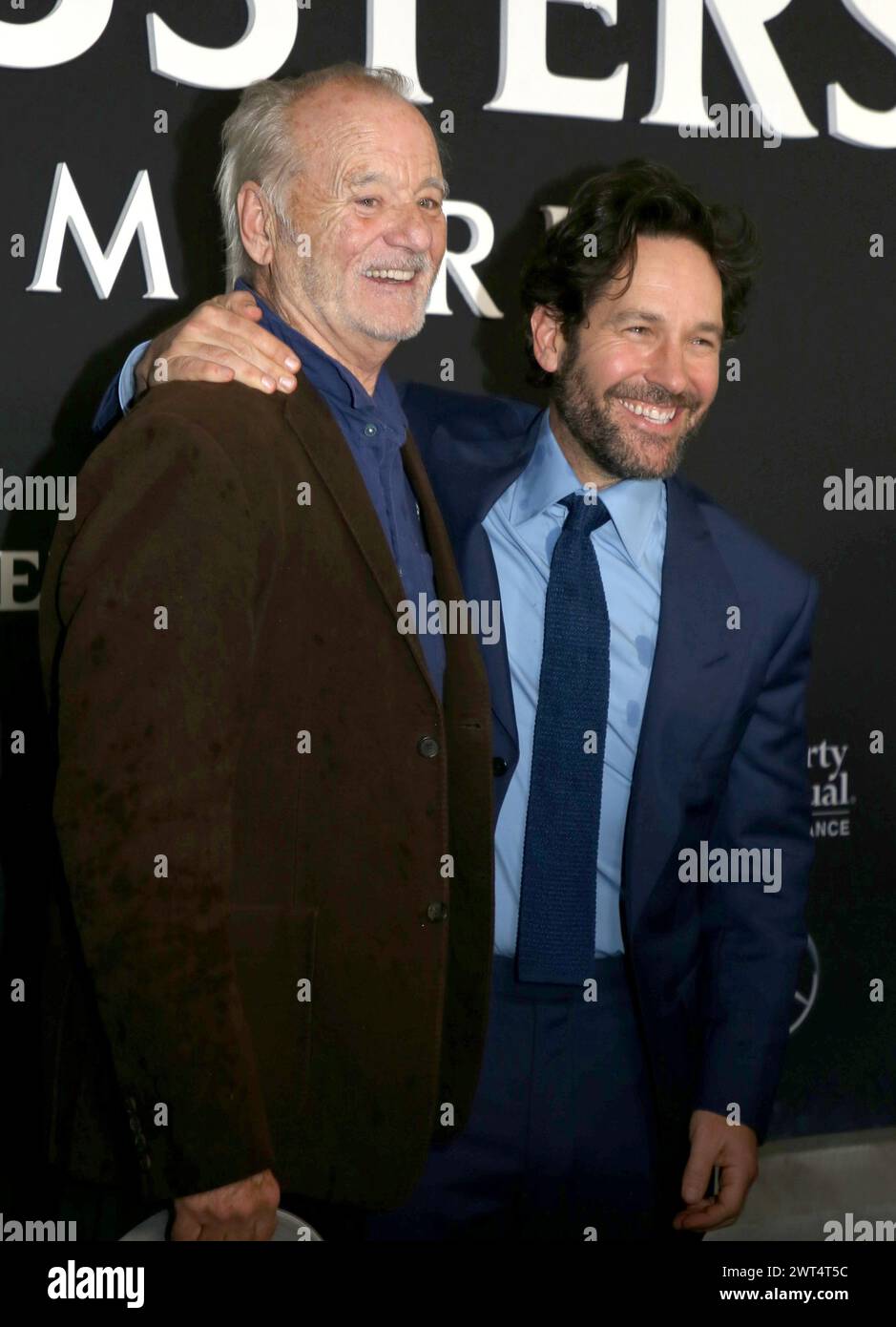 New York City, USA. 14th Mar, 2024. Bill Murray and Paul Rudd attending ...