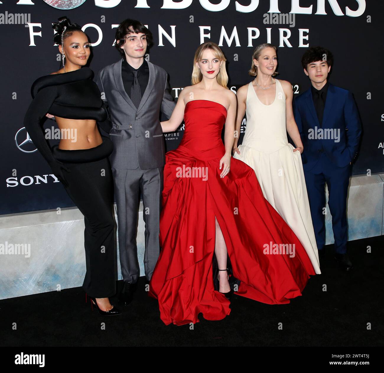 New York City, USA. 14th Mar, 2024. Celeste O'Connor, Finn Wolfhard ...