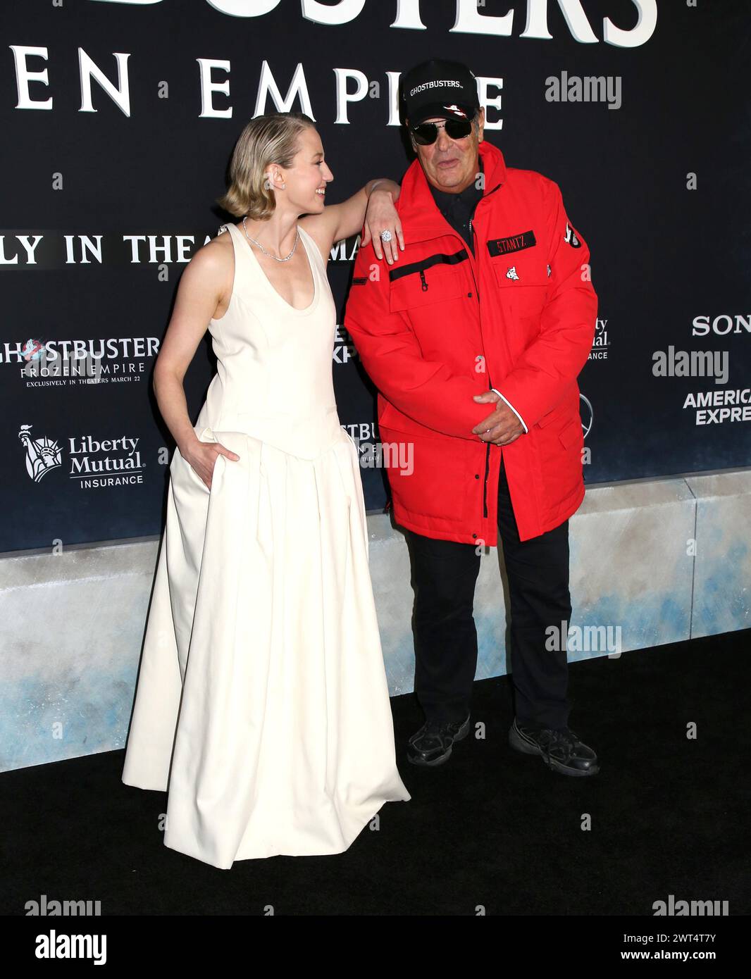 New York City, USA. 14th Mar, 2024. Carrie Coon and Dan Aykroyd ...