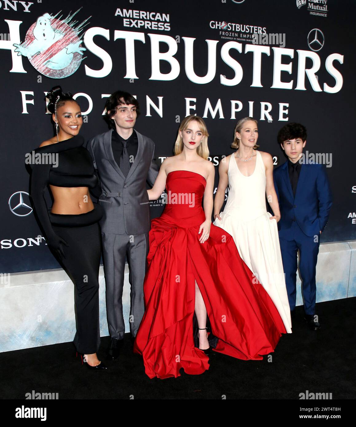 New York City, USA. 14th Mar, 2024. Celeste O'Connor, Finn Wolfhard ...