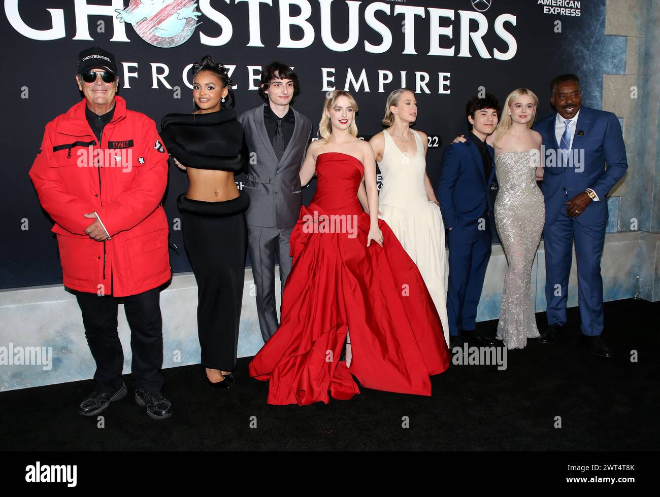 New York City, USA. 14th Mar, 2024. Dan Aykroyd, Celeste O'Connor, Finn ...