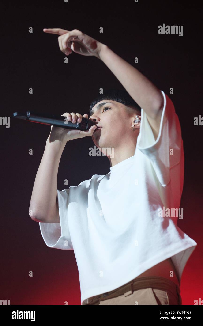 Argentine singer Camilo Joaquín Villarruel, known as Milo J performs ...