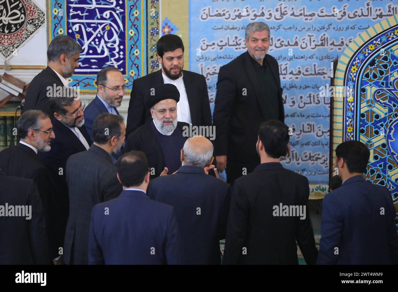 Iranian President Ebrahim Raisi during cordial meeting with media ...