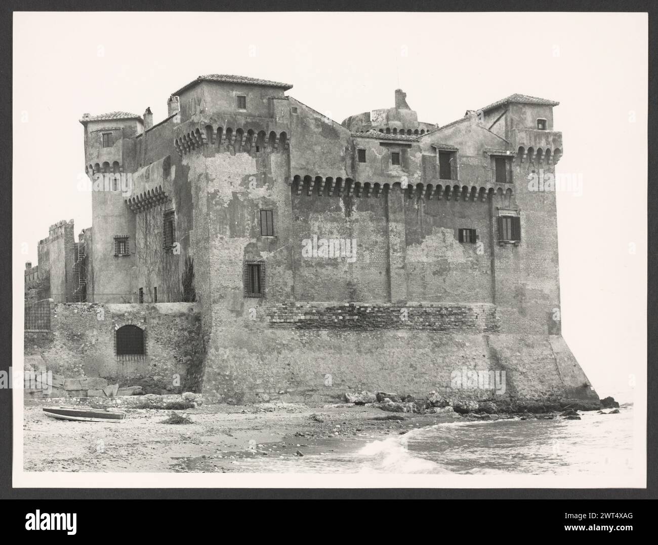 Lazio Roma Santa Severa Castello. Hutzel, Max 1960-1990 Post-medieval ...