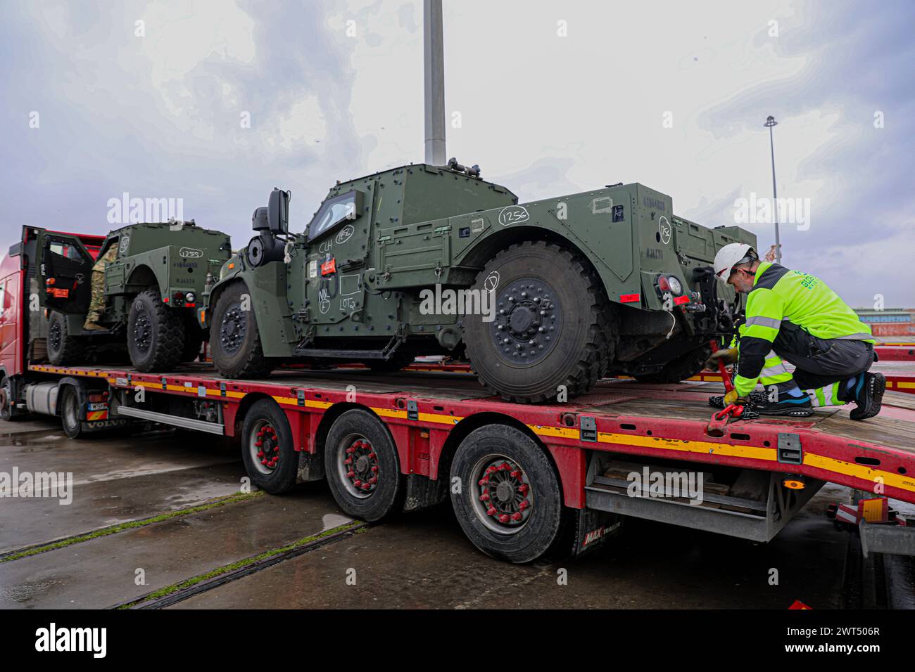 Equipment from the 3rd Armored Brigade Combat Team, 4th Infantry ...