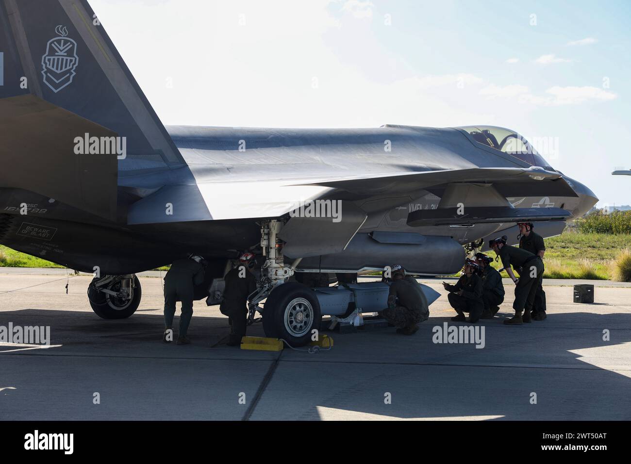 U.S. Marines with Marine Fighter Attack Squadron (VMFA) 314, Marine ...