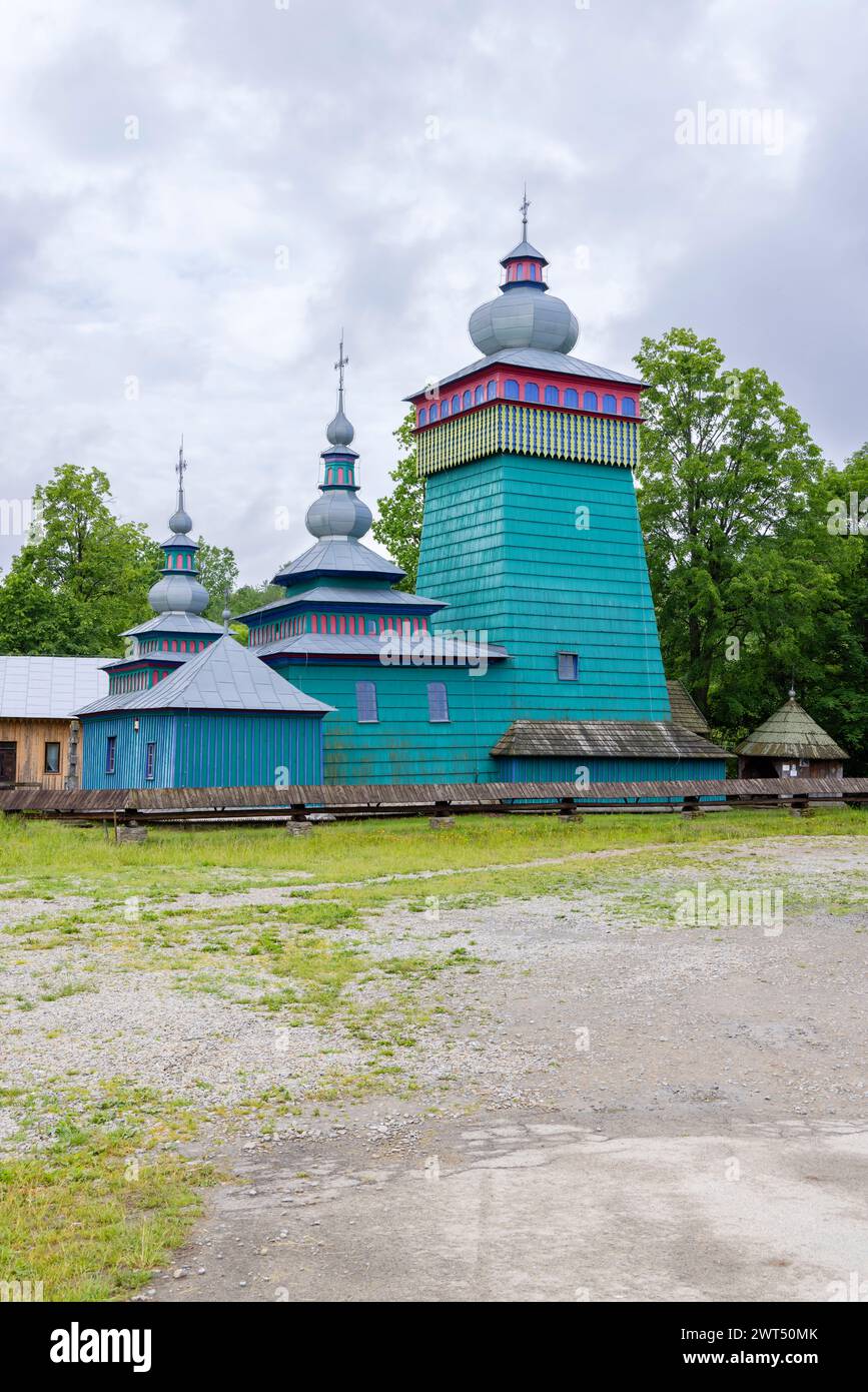 Saint Michael Archangel church, Swiatkowa Wielka, Poland Stock Photo ...