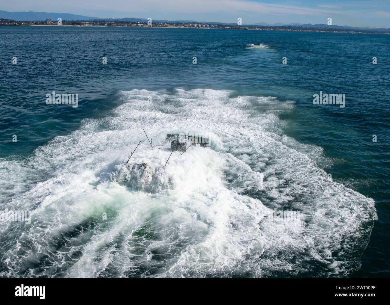 A U.S. Marine Corps Amphibious Combat Vehicle assigned to Alpha Company ...